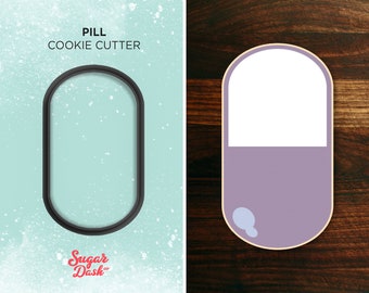 Prescription Rx Bottle Pill Jar Cookie Cutter - Etsy
