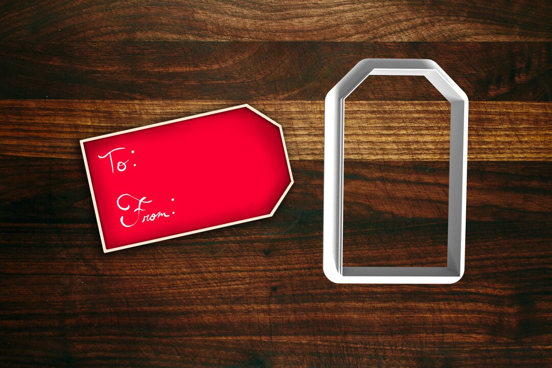 Gift Tag Cookie Cutter - Etsy