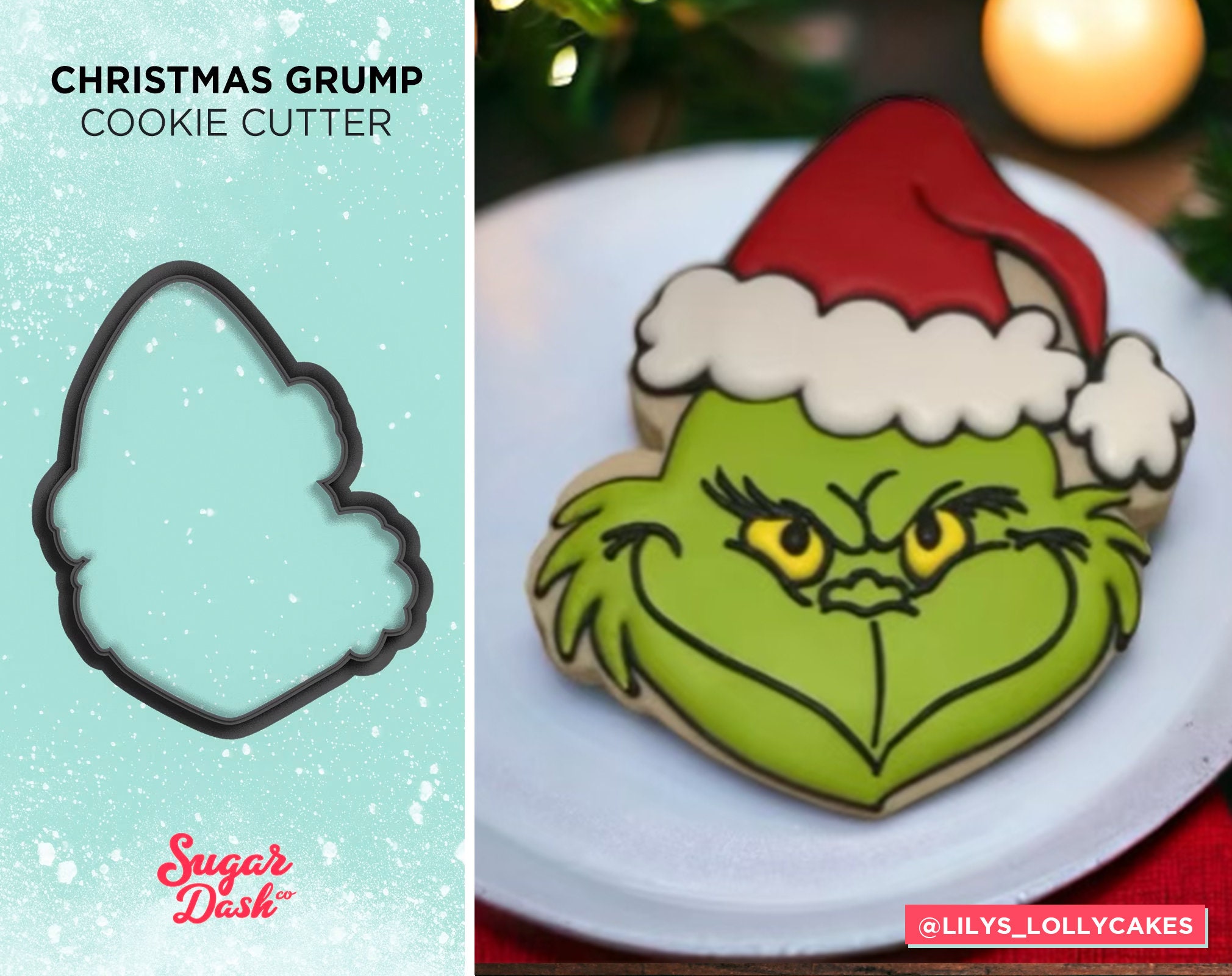 Grinch cookie cutter store