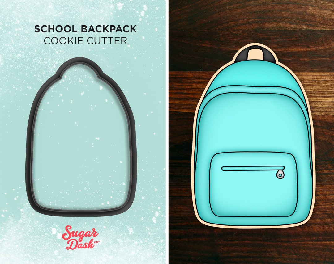 Backpack Cookie Cutter #2 | Back to School - Etsy