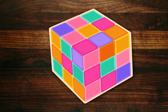 Retro 90s Puzzle Cube Cookie Cutter - Etsy