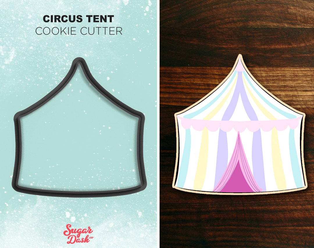 Circus Tent Cookie Cutter - Etsy