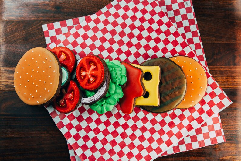 Build Your Own Burger Cookie Cutter Set - Etsy
