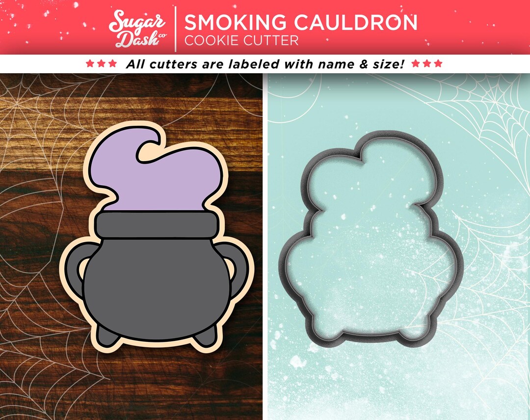 Cauldron Cookie Cutter | Halloween - Etsy