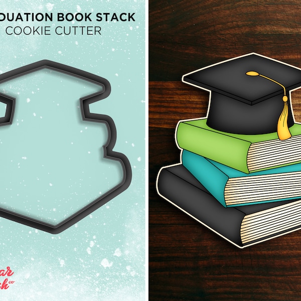 Graduation Book Stack - Etsy