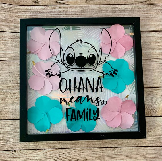 Lilo and Stitch Shadow Box - Etsy
