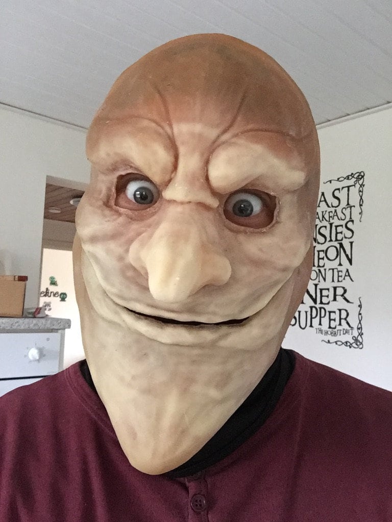 Jester Half Mask - Etsy