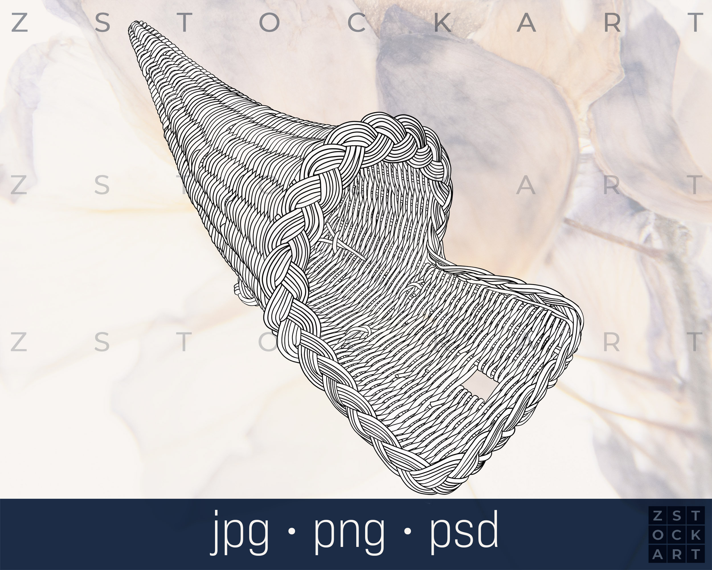 Empty Cornucopia Clipart