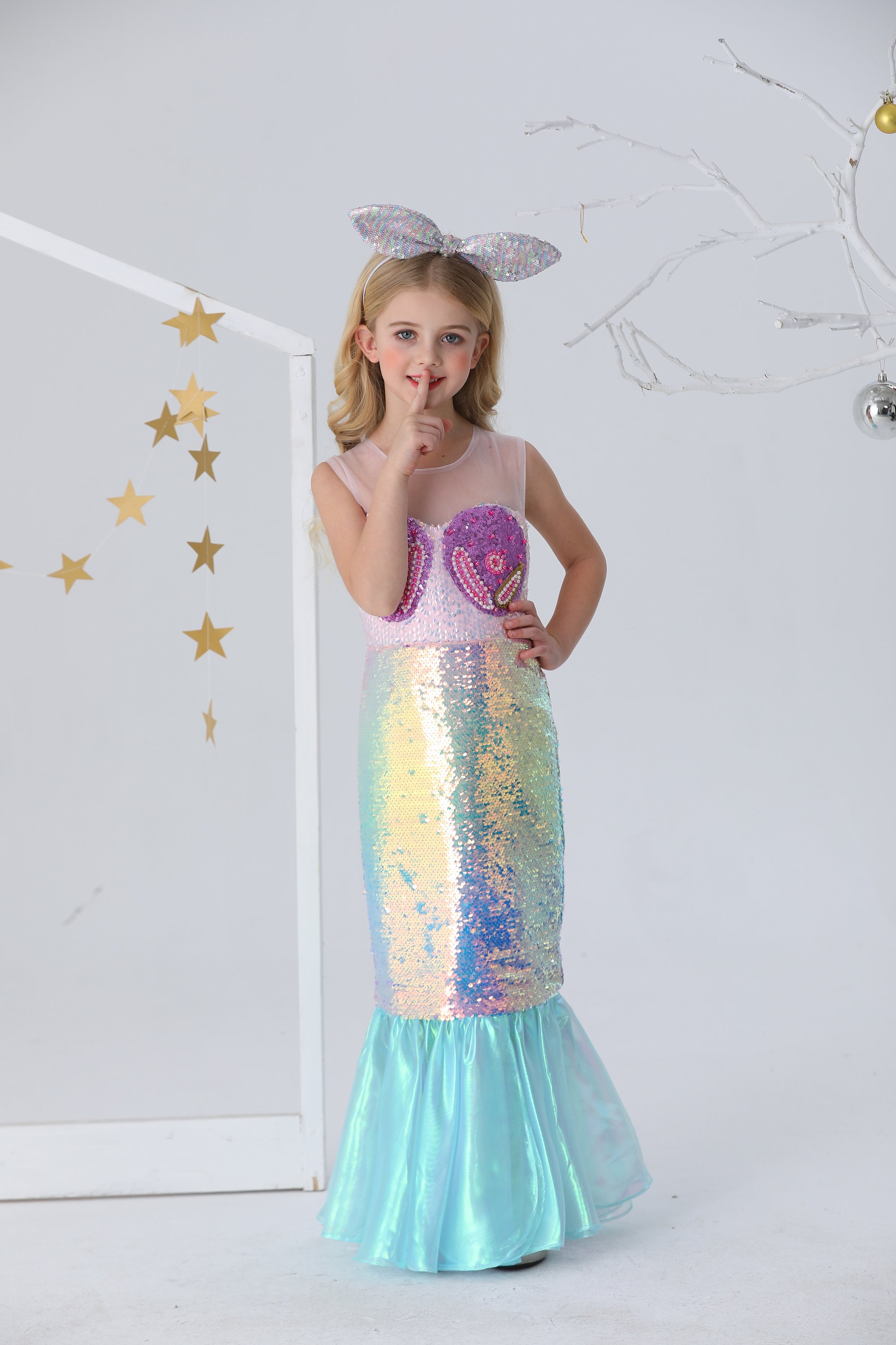 Mermaid Dress Girls Mermaid Dress Toddler Mermaid Dress | Etsy