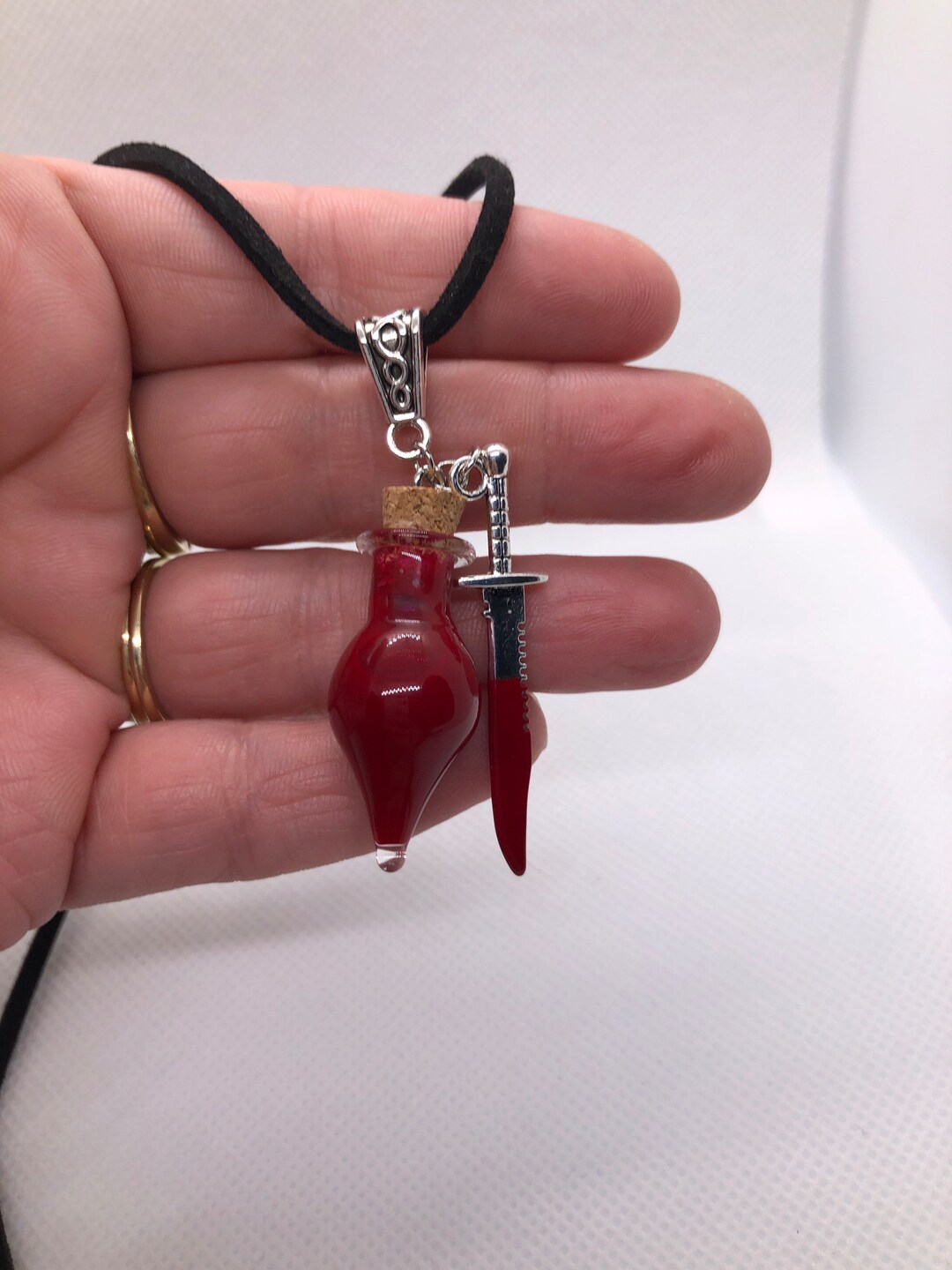 Supernatural Necklace, Dead Man’s Blood, Vampire Killing Kit, Silver ...