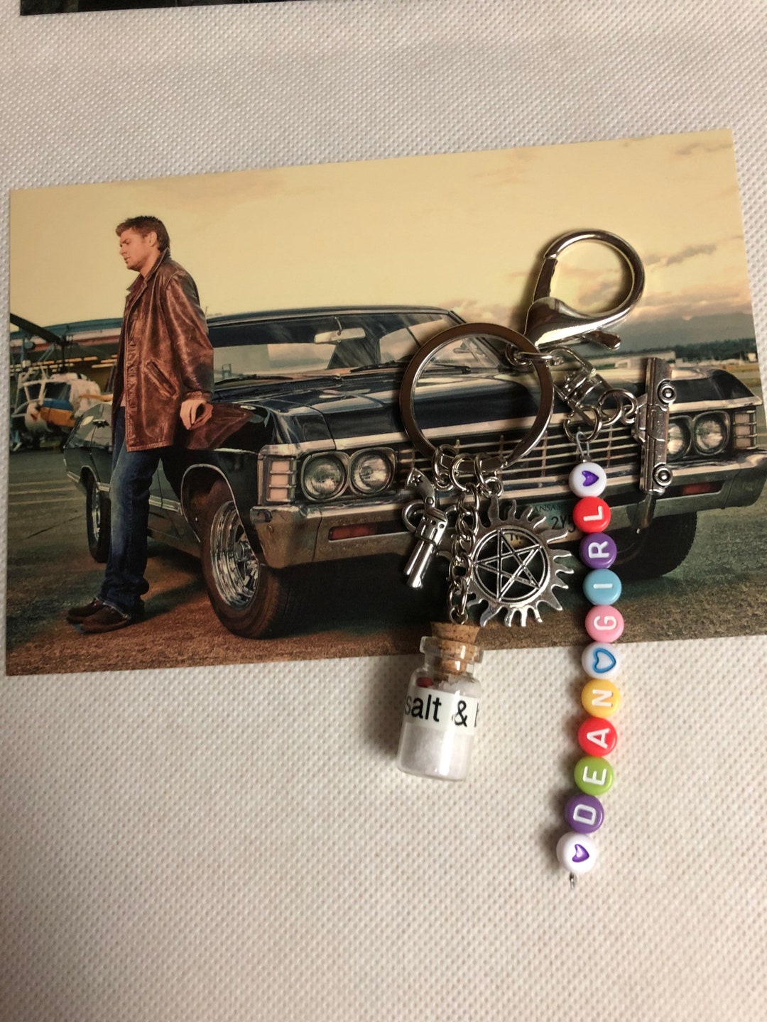 Supernatural Keychains, Dean Winchester Keychains, Sam Winchester ...