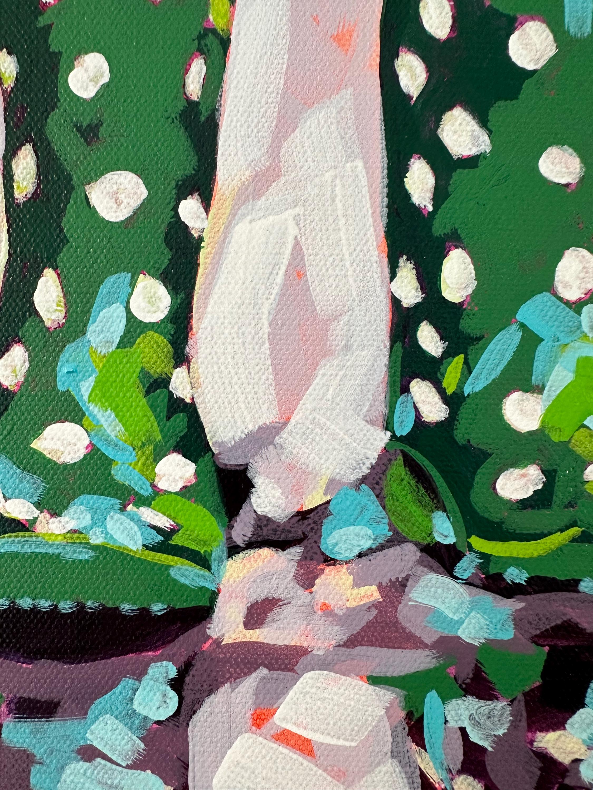 Abstract Kid in Boots , Original Art, One of a Kind, Acrylic on Canvas ...