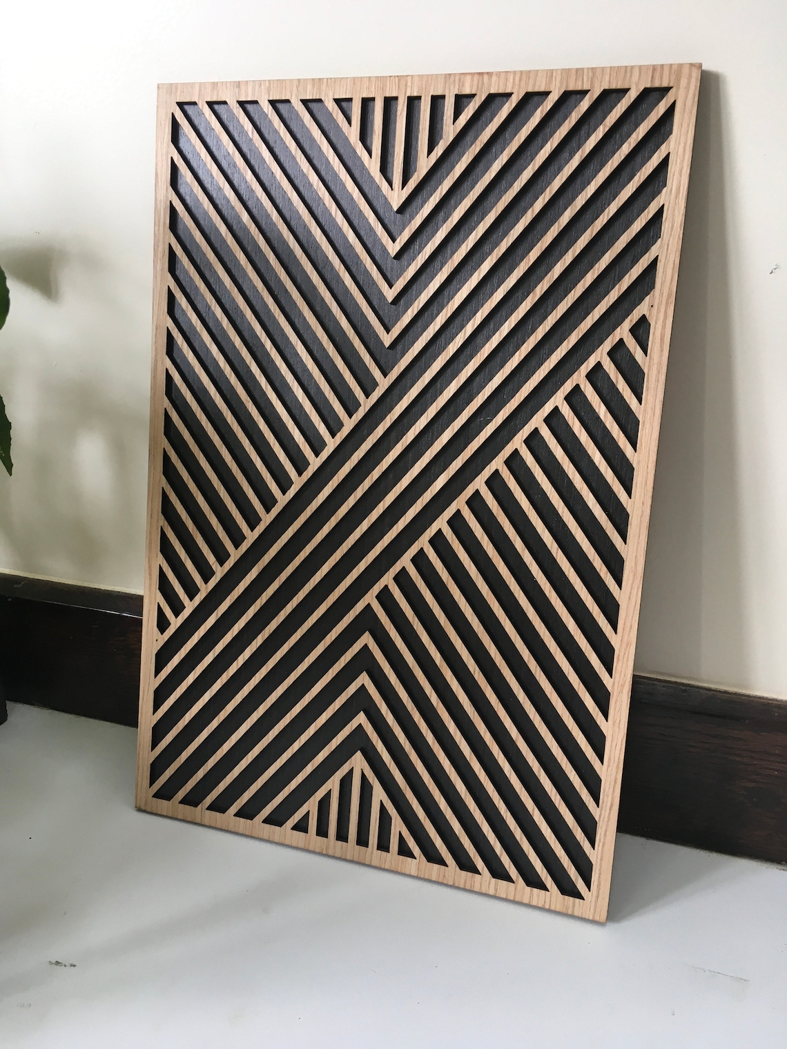 Geometric Wood Wall Art Modern Wood Art Minimal Wood - Etsy