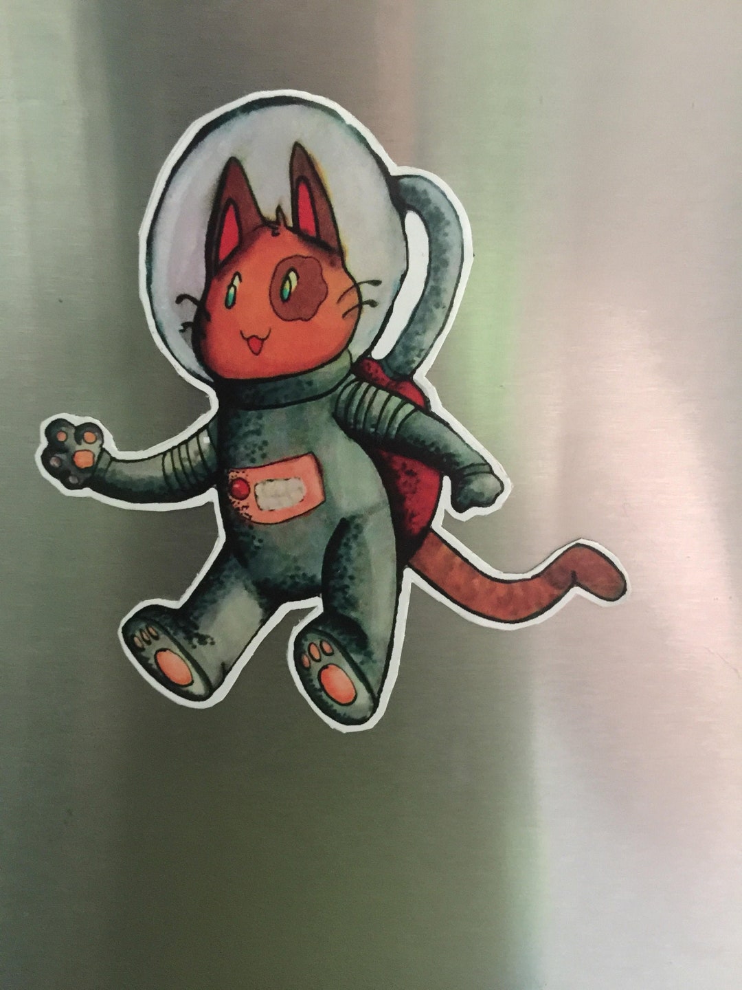 Cat Astronaut Sticker catstronaut /astronyat - Etsy