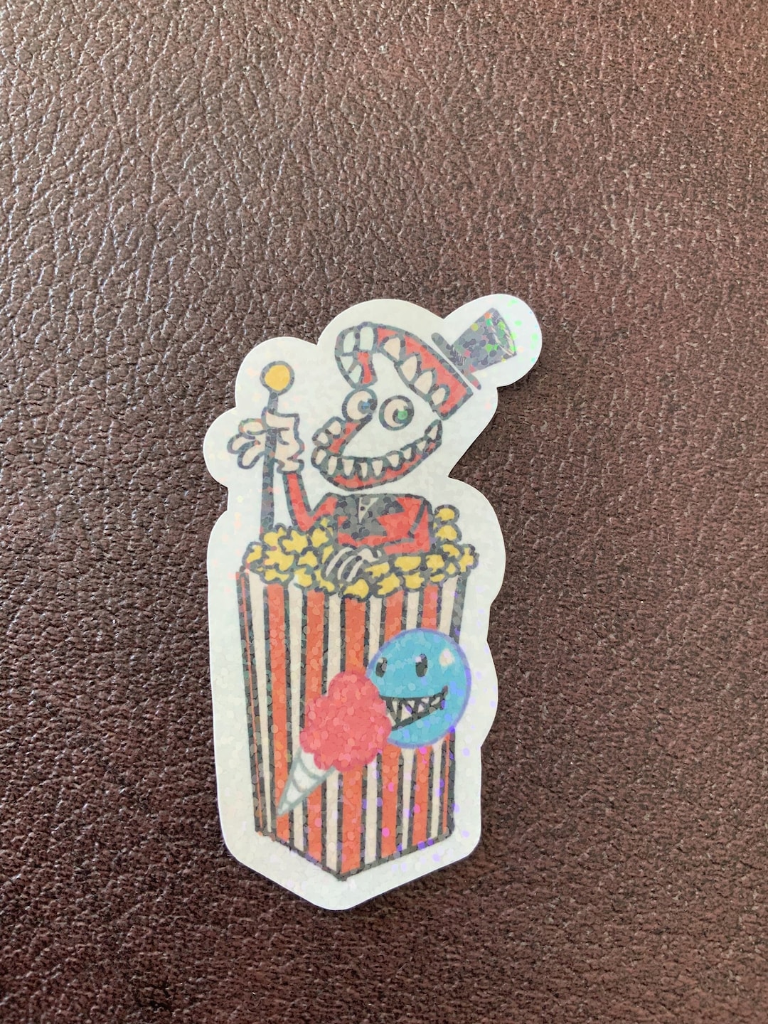 TADC Cane and Bubble Holographic Rainbow Popcorn Cotton Candy Sticker ...