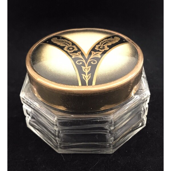 Powder Puff Jar - Etsy