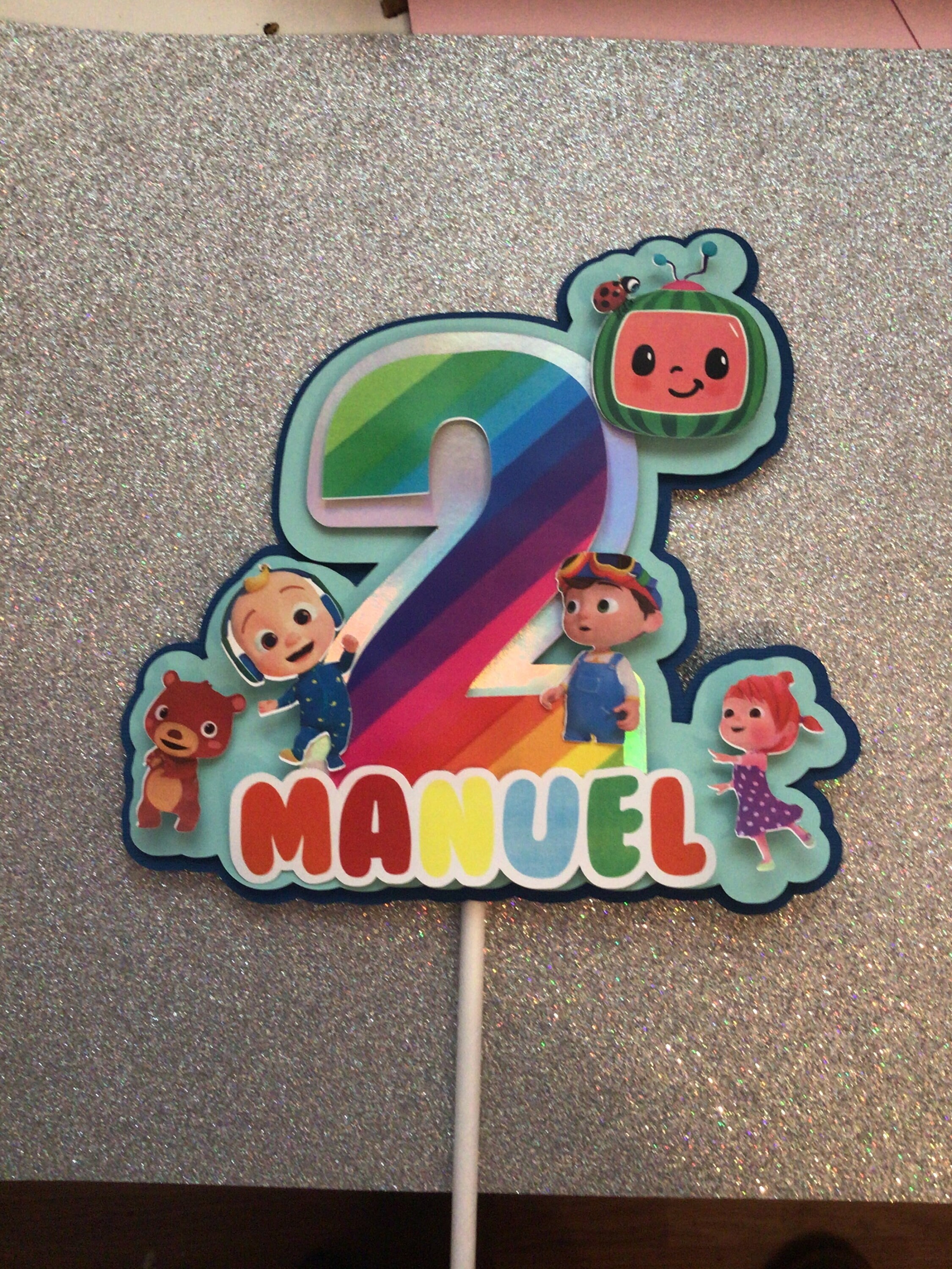 Cocomelon Cake Topper Cocomelon Party Decor Cocomelon Party Cocomelon ...