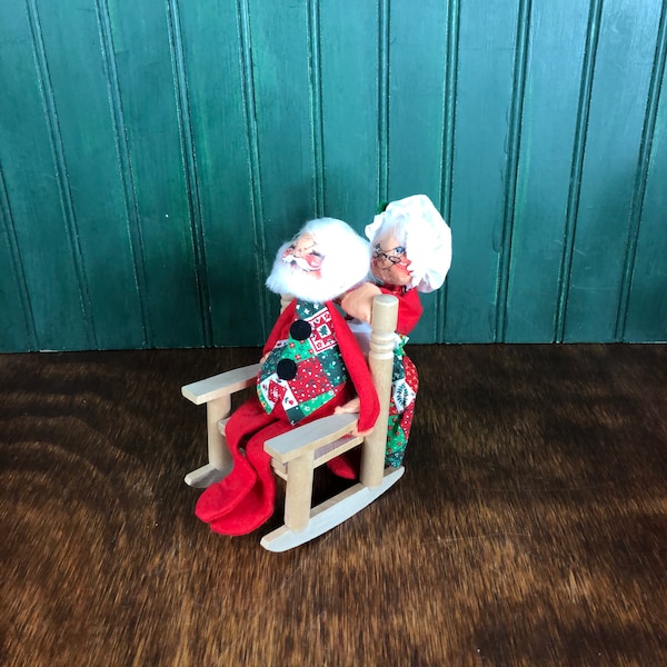 Santa Claus in a Rocking Chair - Etsy