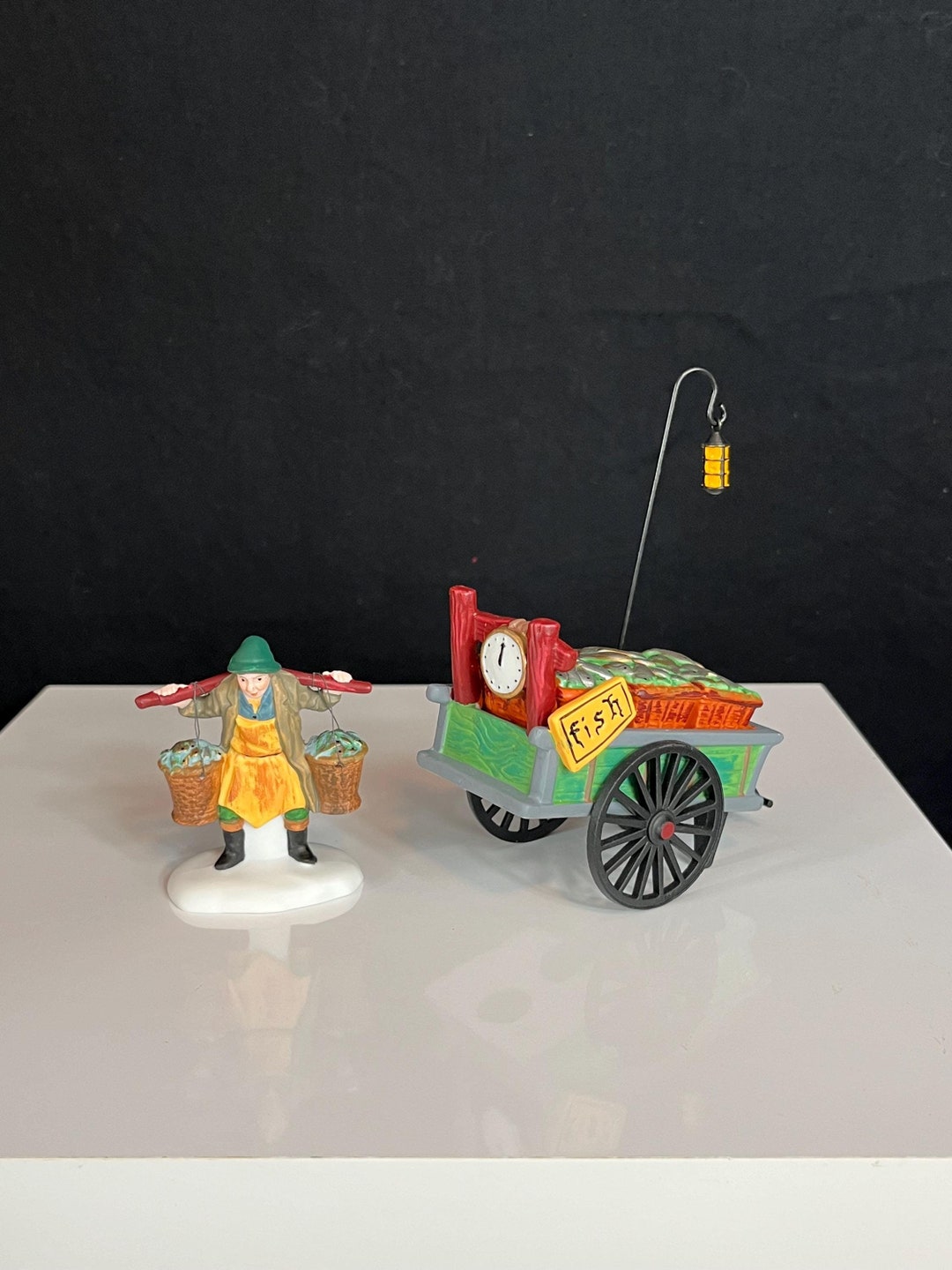 Department 56 Heritage Village Collection - "chelsea Market Fish Monger ...