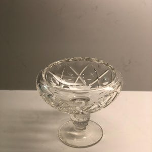 Candy Dish Pedestal Crystal Bowl Controlled Bible Vintage - Etsy