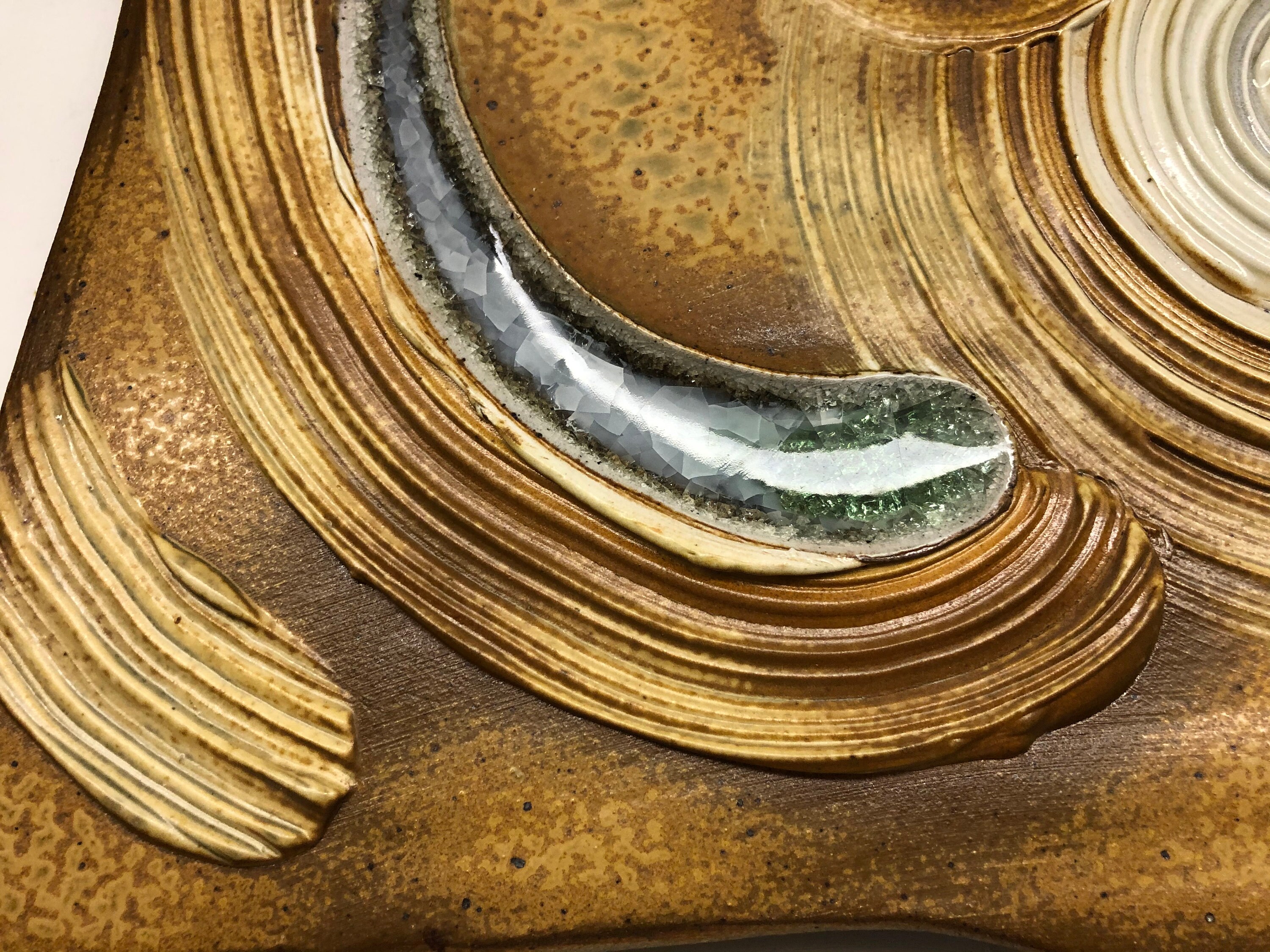 Matthew Patton Handcrafted Studio Art Pottery Wall Hanging 18.5 X 10.5 ...