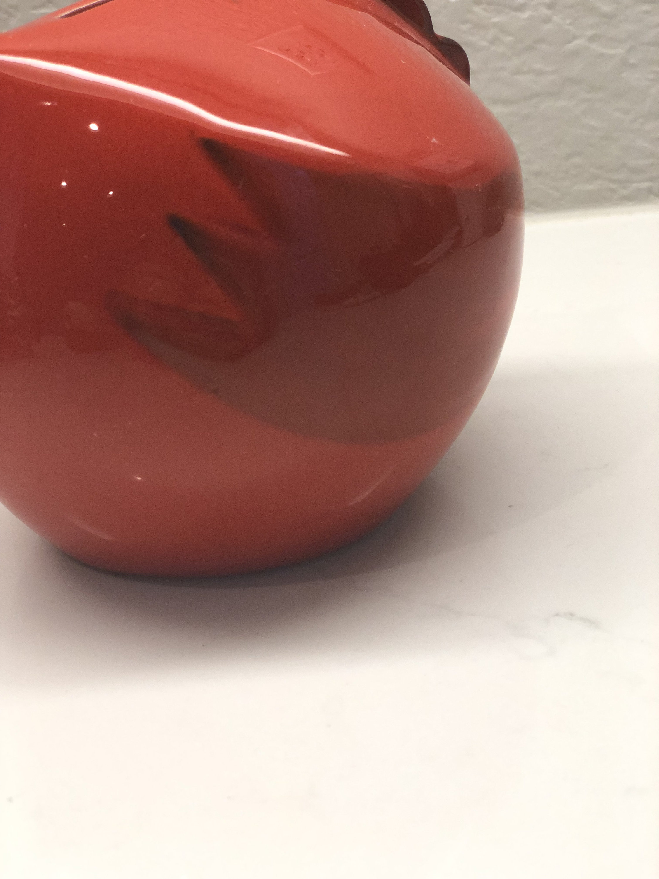 Baldelli Pottery Chicken Bank Red 1960's Mid-century Modern Art Ceramic ...