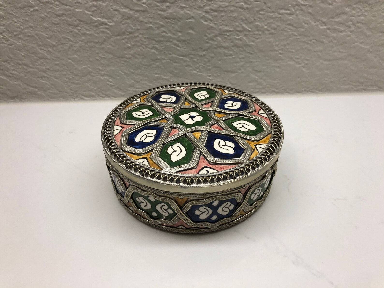 Vintage Handmade Fez Morocco Ceramic Pottery With Filigree - Etsy