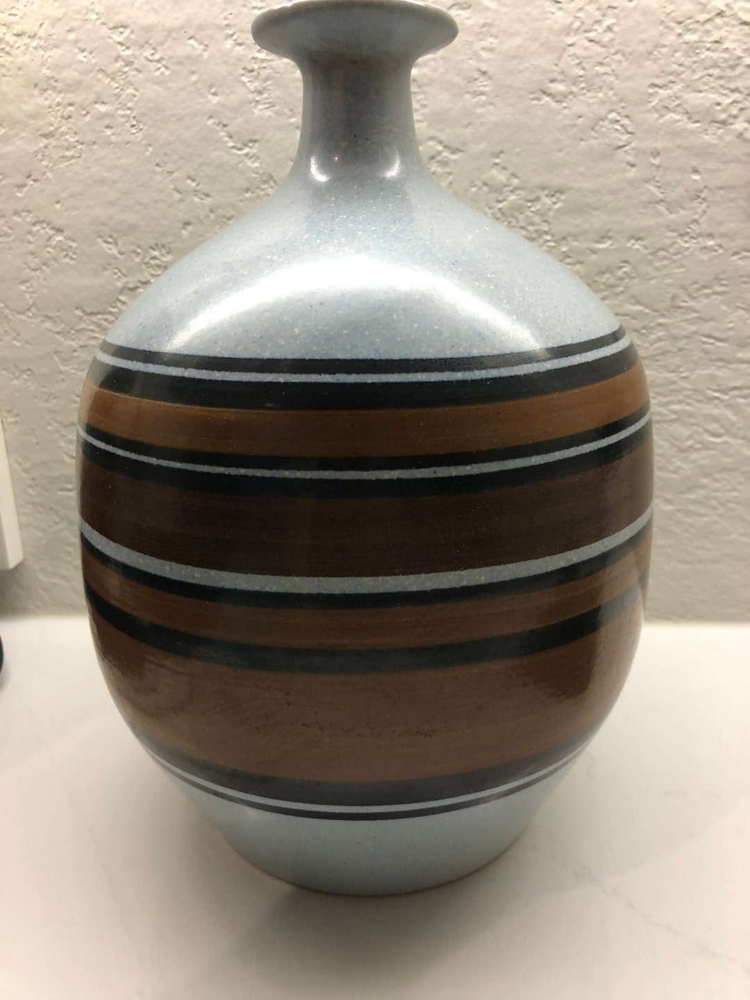 Lapid Made in Israel Hand-painted Vase Rare 13 Inch Tall Mid Century - Etsy