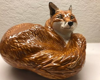 Handmade Fox Pottery - Etsy