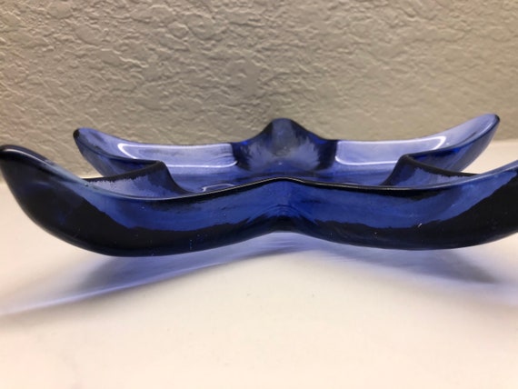 Star Shaped Glass Plate Glass Plate Star Dessert Plate Shell | Etsy