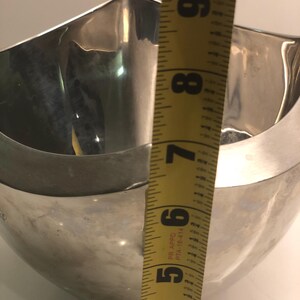 Yamazaki Signature Collection Bowl 18/10 Stainless Steel Abstract Shape ...