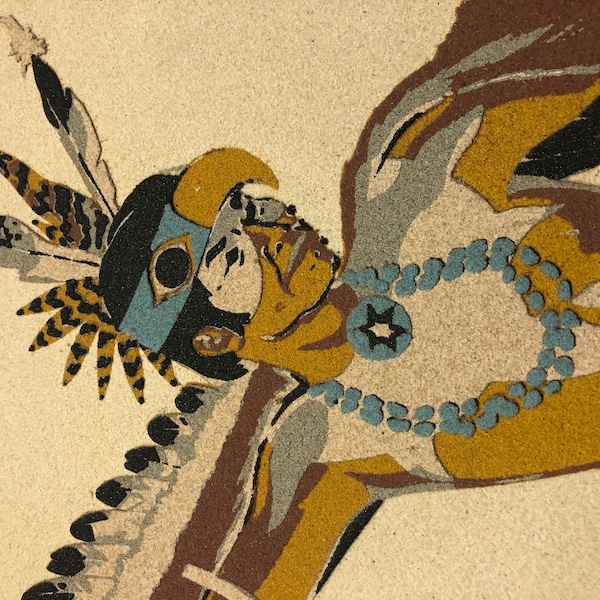 Native American Sand Painting - Etsy