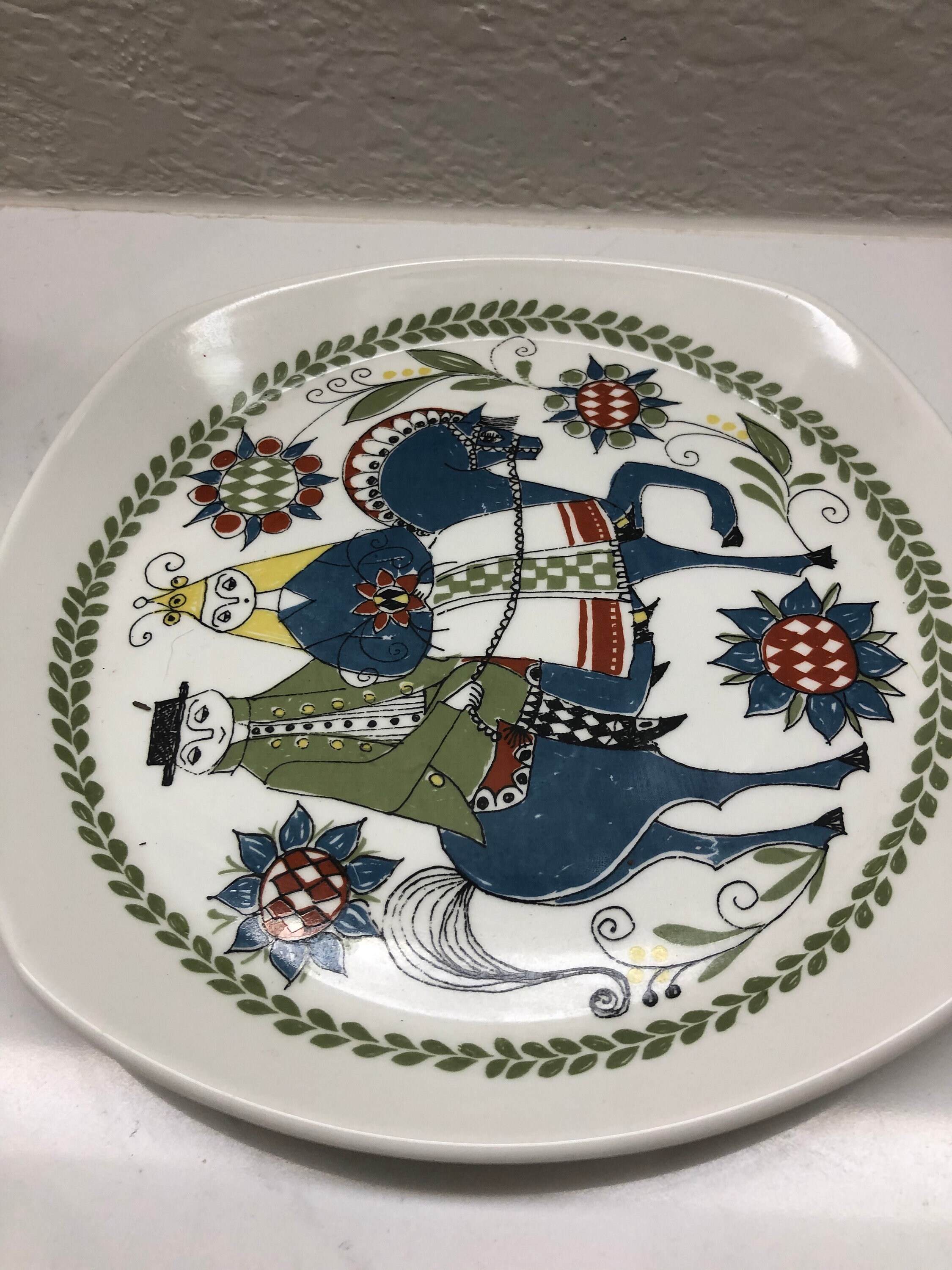 Vintage Figgjo Flint Saga Norway Norske Design 8 Covered Pitcher Norway ...