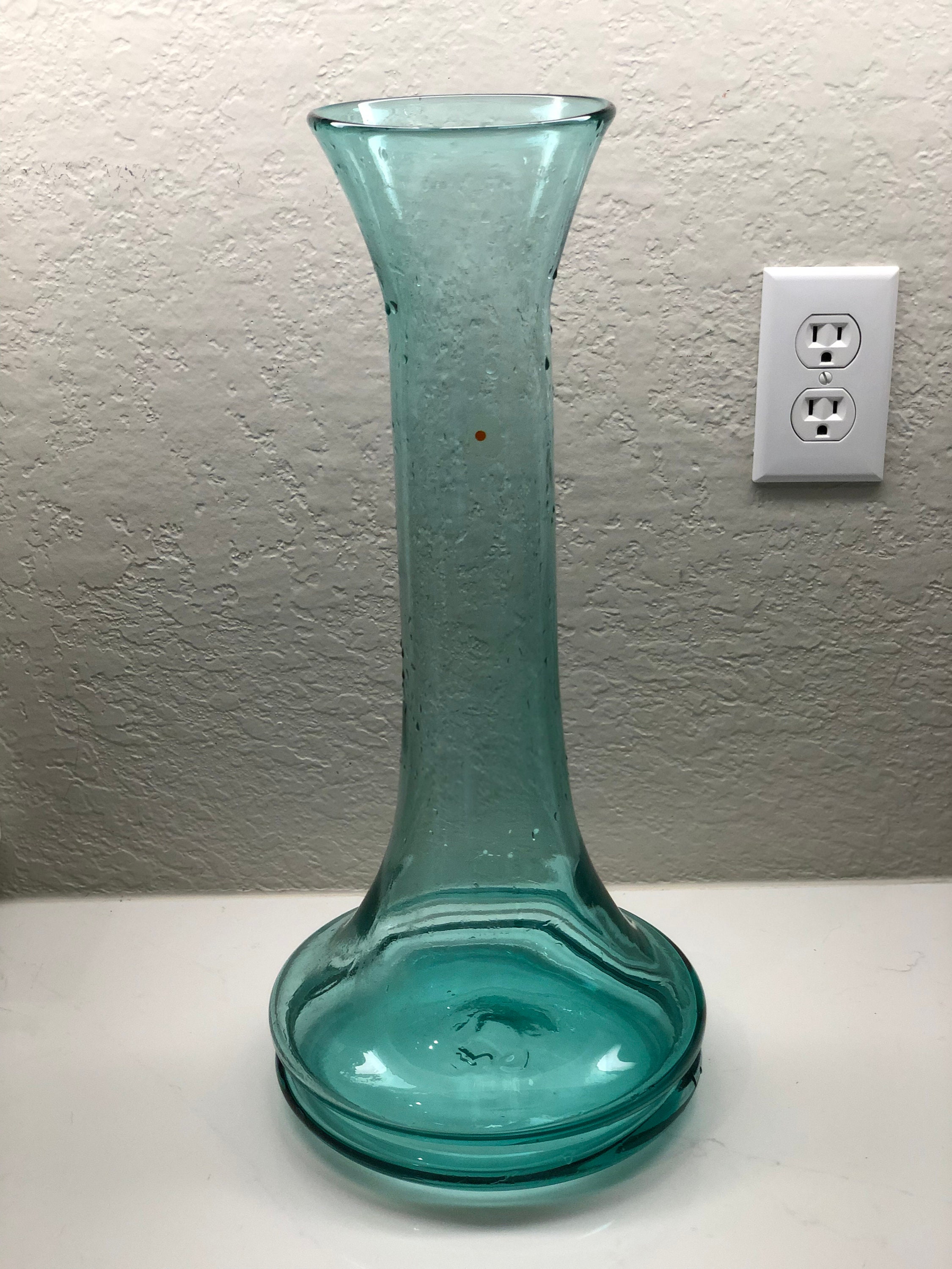 Blenko 789 Classic Line Floor Vase in Green by Don Shepherd - Etsy