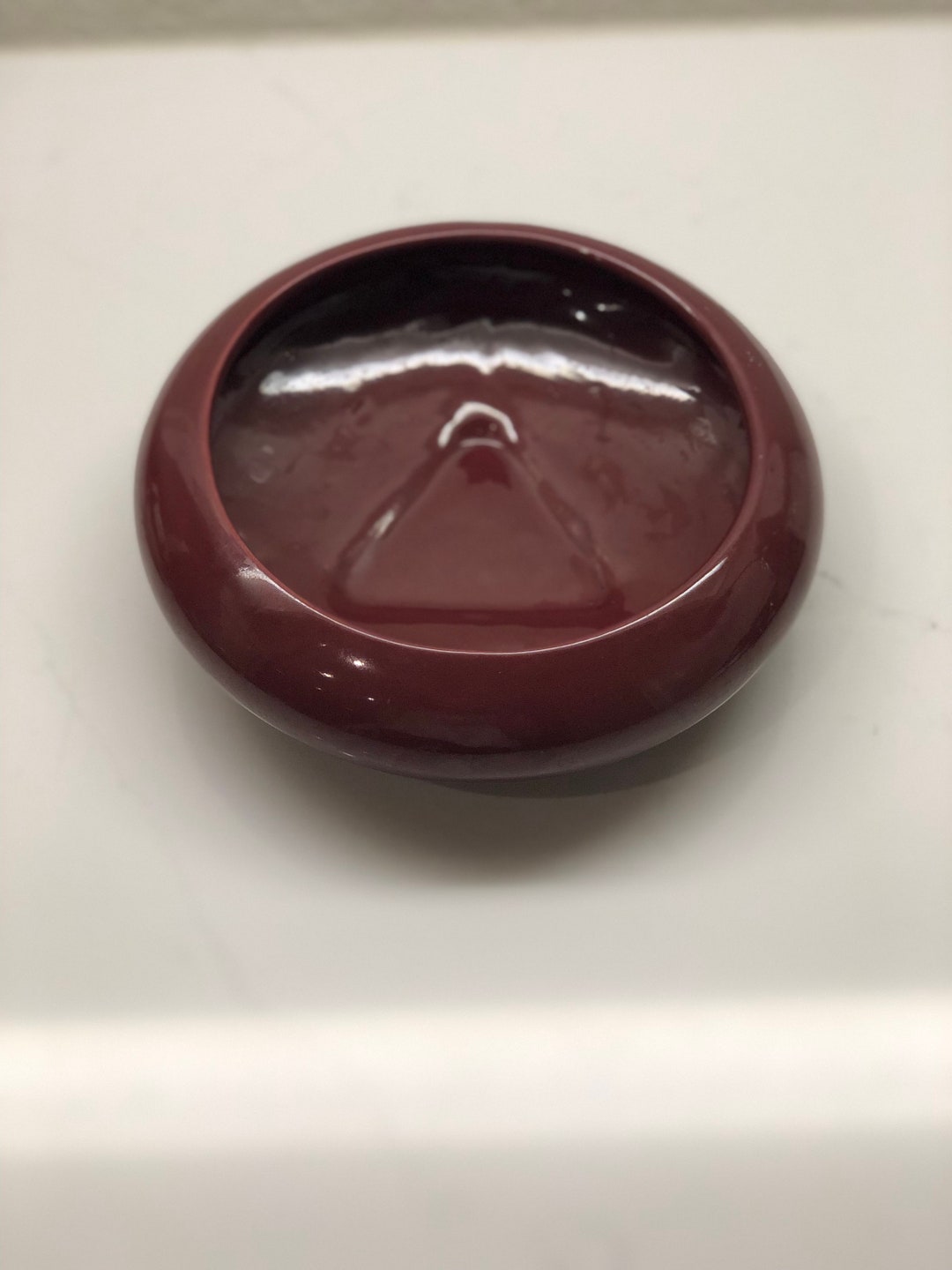 Vintage Haeger Maroon Planter Vase Home Accents - Etsy