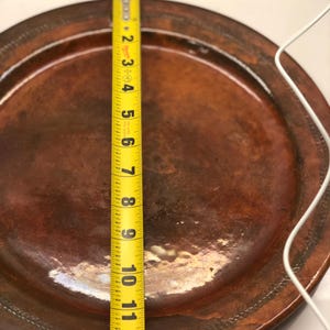 Large Antique Vintage Italian Ceramic Platter Brown Pottery , Serving ...