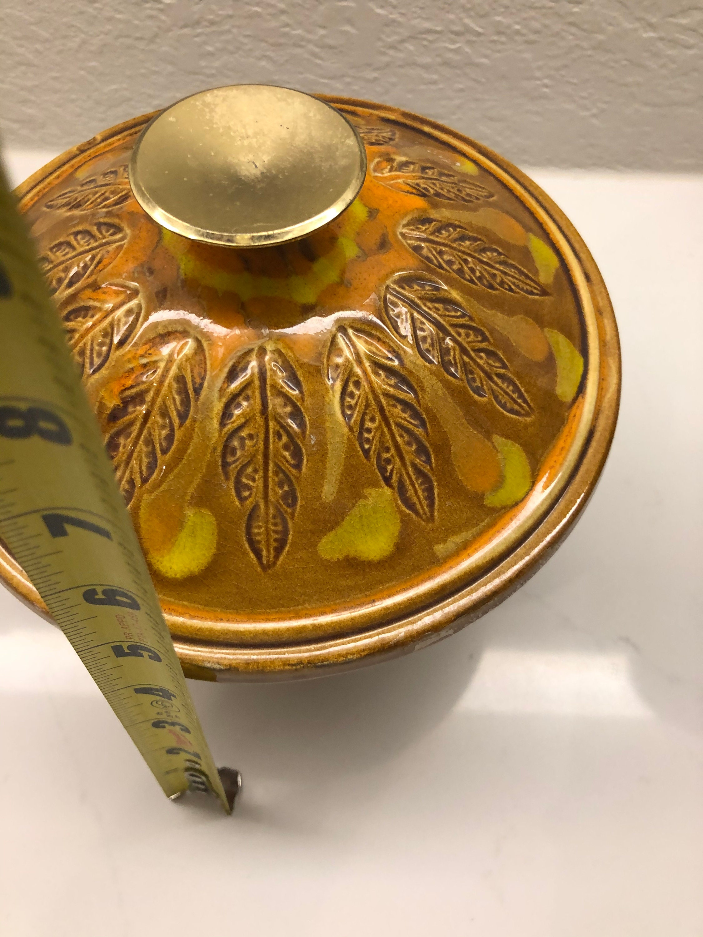 Vintage California Pottery Orig Number 140 Pattern USA Covered - Etsy