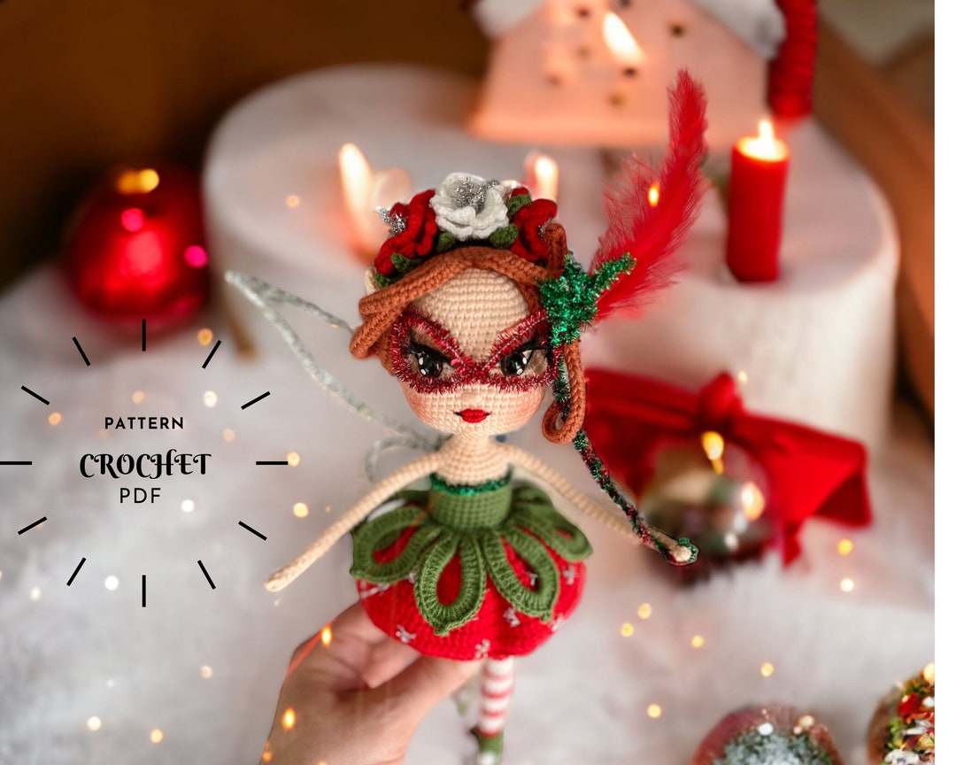 Crochet Elf Doll Pattern,amigurumi Christmas Fairy Pattern,amigurumi Doll,amigurumi Christmas ...