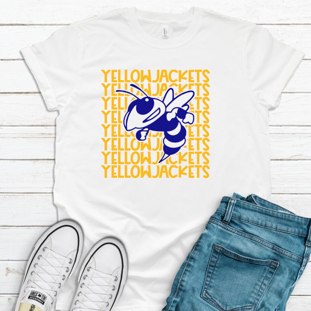 Yellowjackets Stacked Mascot Tee - Etsy