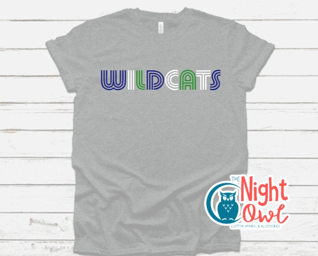 ADULT Retro Wildcat Spirit Tee | Spirit Wear | Shirts for Teachers ...