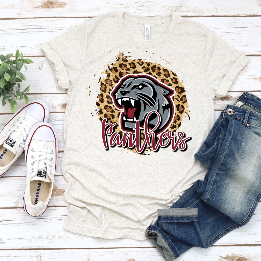 Benton Panthers Leopard Mascot Tee - Etsy