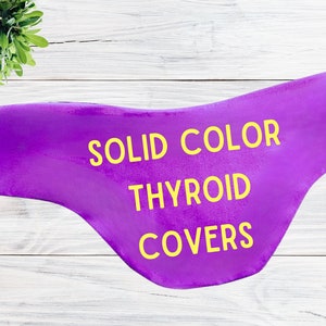 PREMIUM Colorful/orange Thyroid Shield Cover, Thyroid Collar Slip, OR X ...