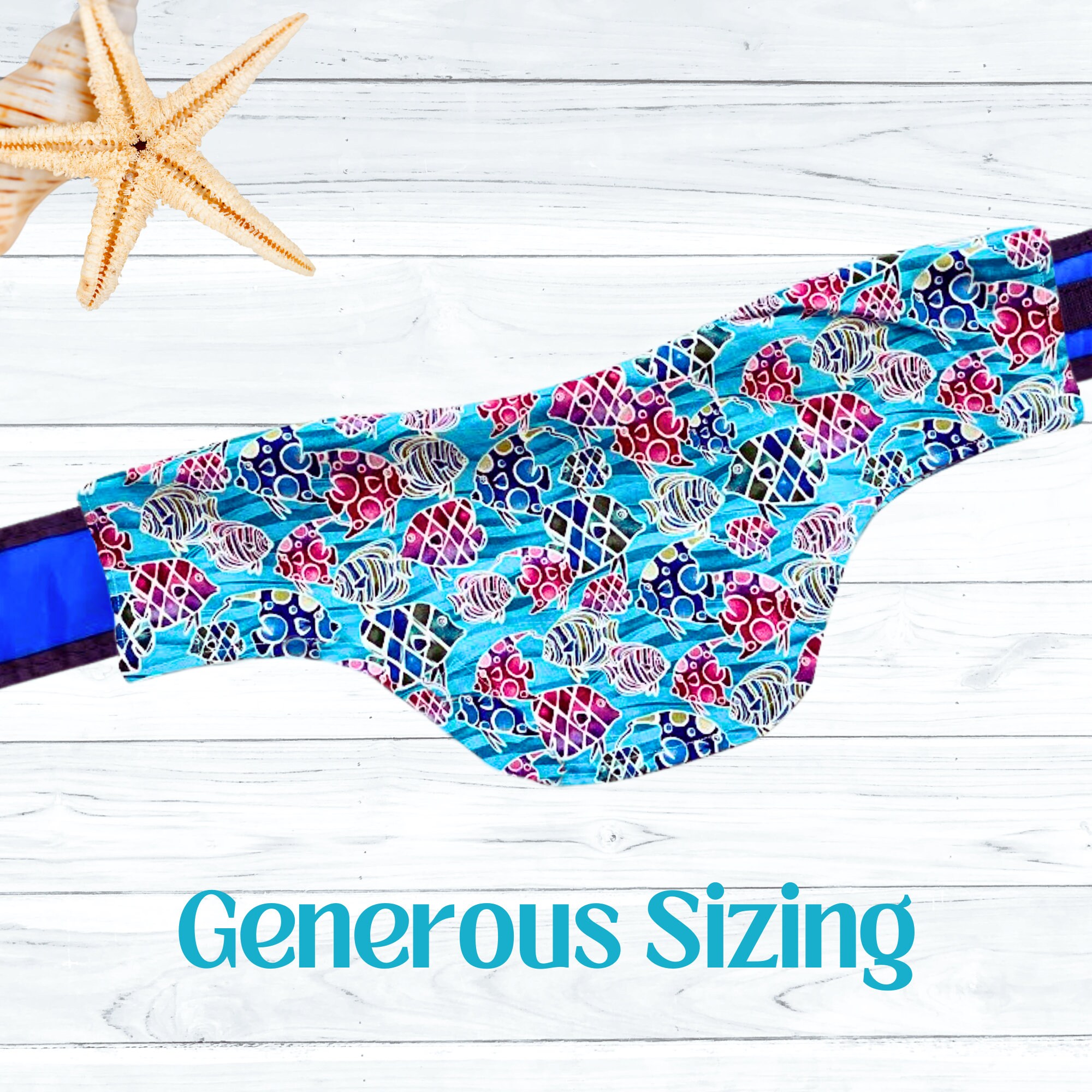 PREMIUM Tropical Fish Thyroid Shield Cover Thyroid Collar Slip OR X-RAY ...