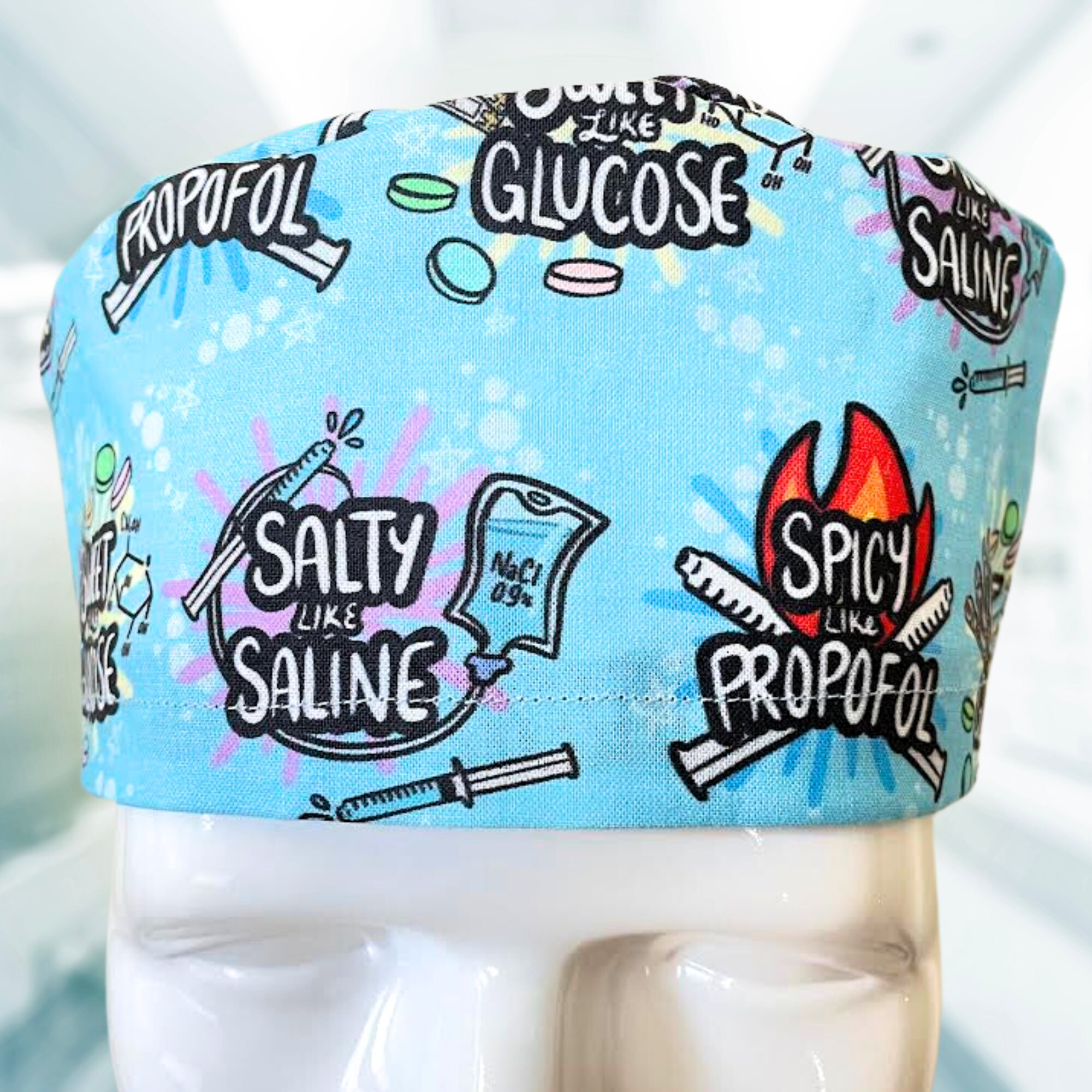 PREMIUM Spicy Propofol Scrub Cap, Nurse Cap, Scrub Hat OR Scrub Cap ...