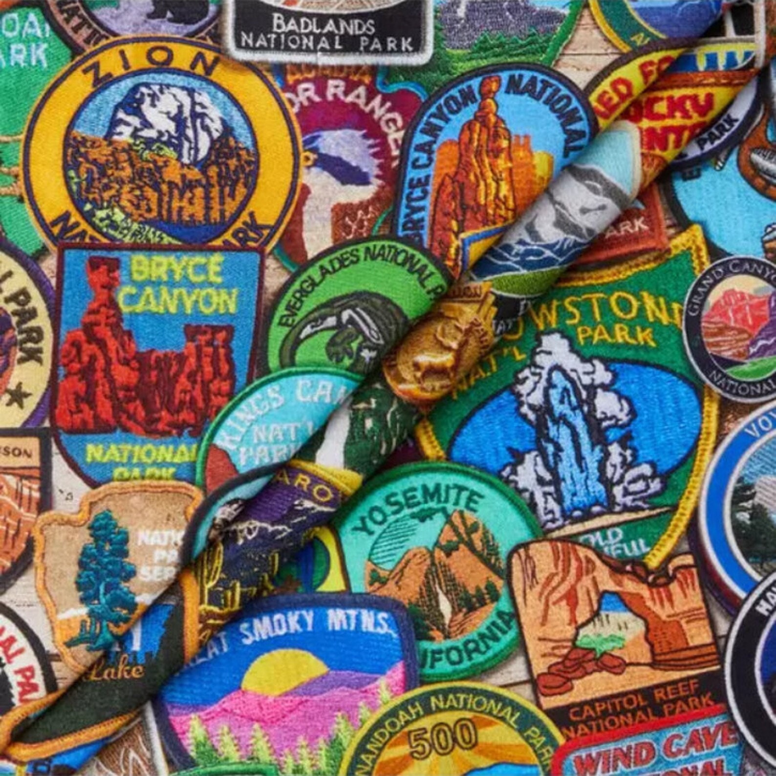 National Parks Patches Euro or Modern Surgical Cap Healthcare Nurse Cap ...