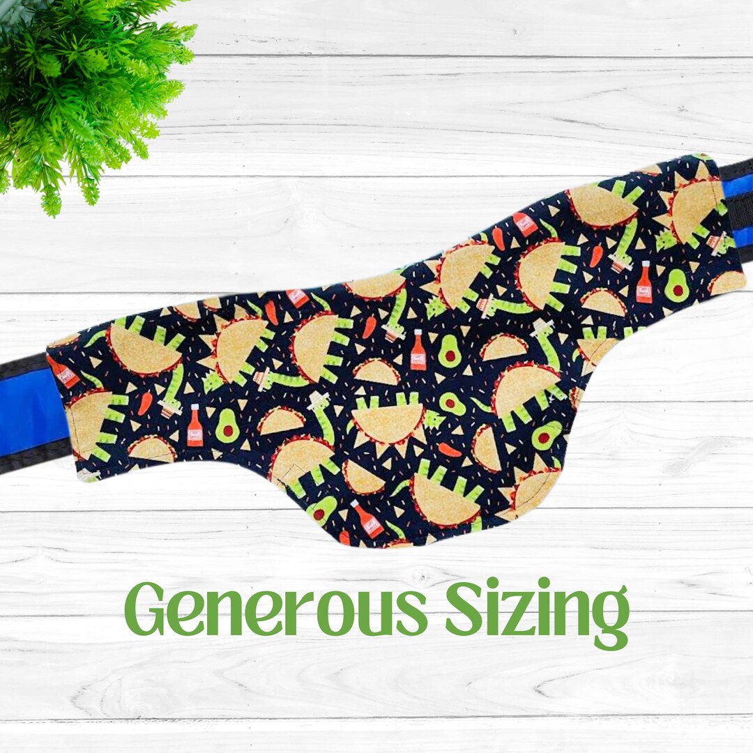 Taco Print Thyroid Shield Cover: X-ray Collar Slip - Etsy