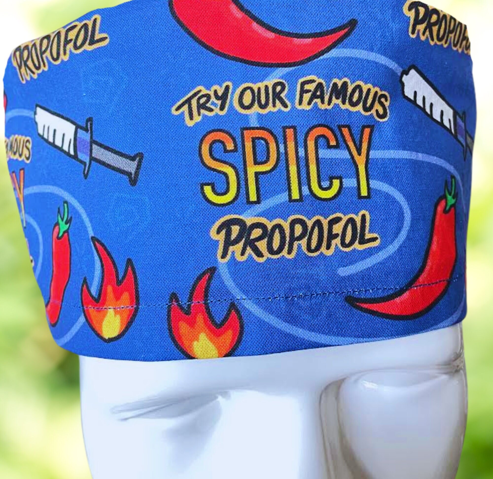 PREMIUM Spicy Propofol Euro or Modern Scrub Cap, Nurse Cap, Scrub Hat ...