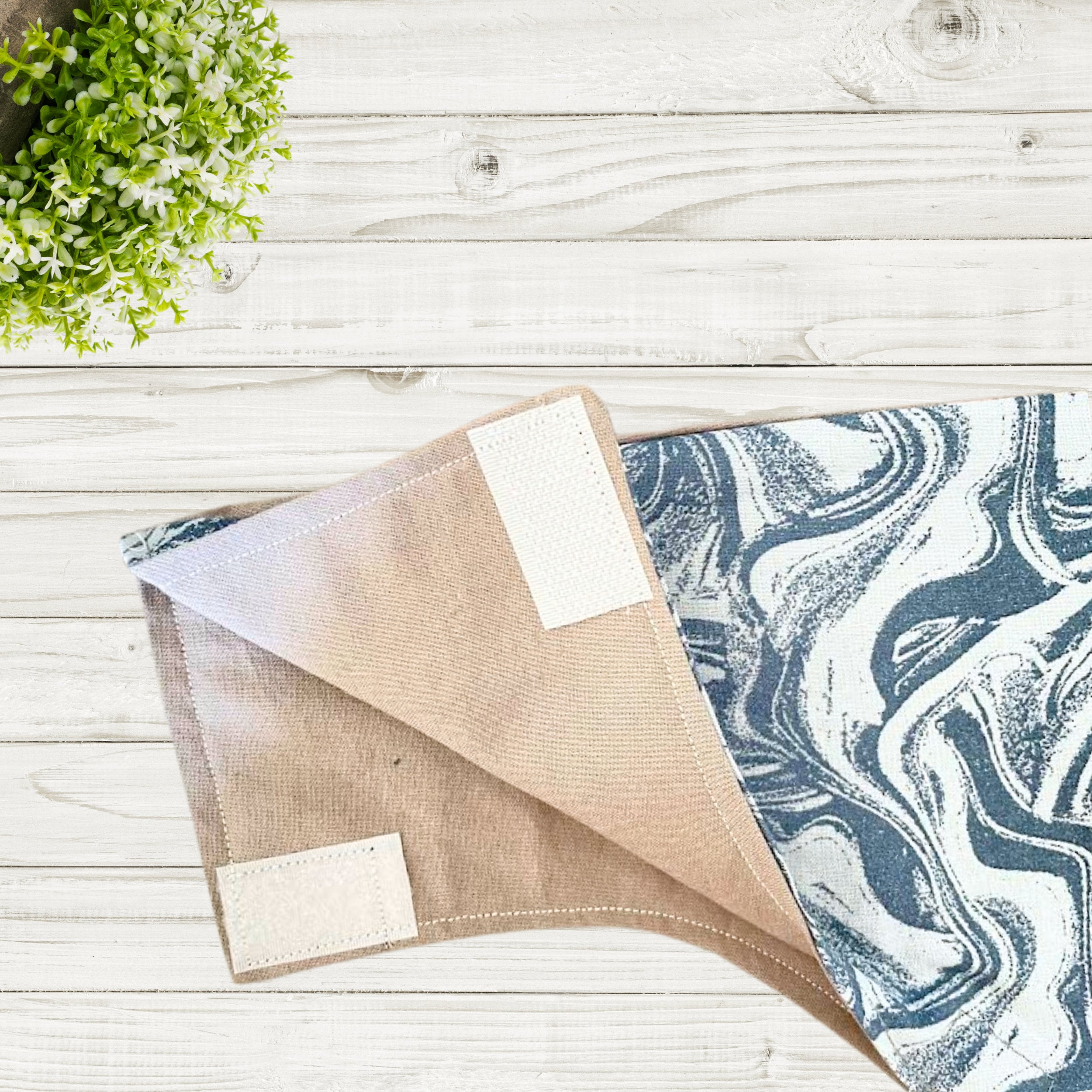 PREMIUM Blue Swirl Thyroid Shield Cover, Thyroid Collar Slip, OR X-RAY ...