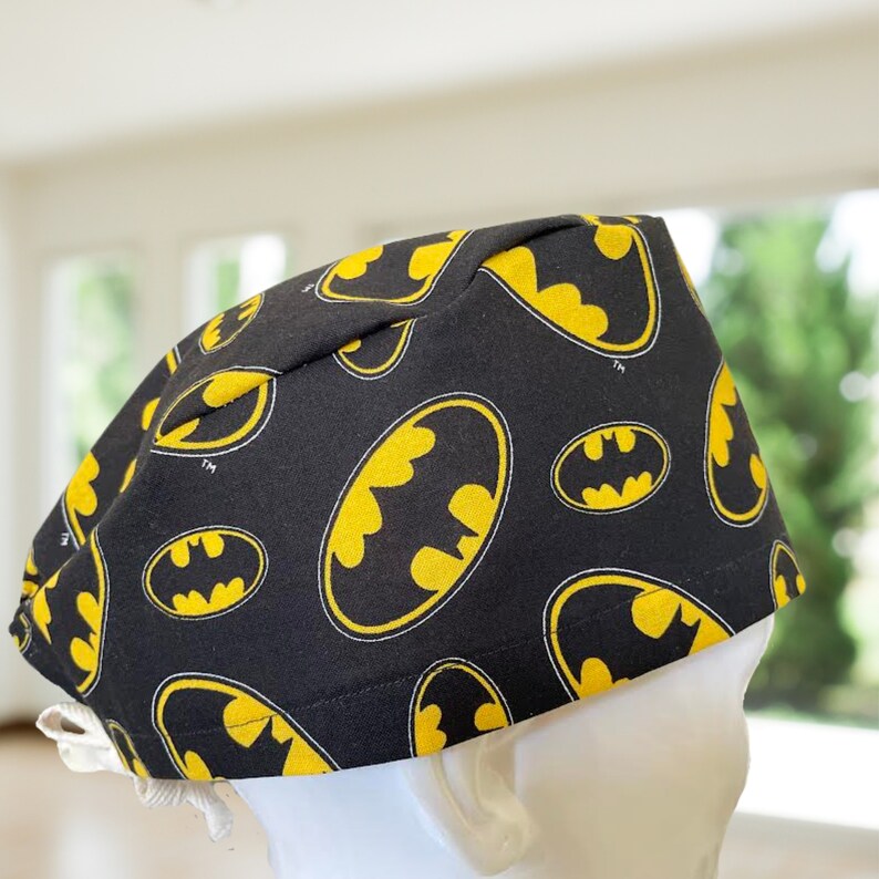 PREMIUM Batman Licensed Modern Scrub Cap, Nurse Cap, Scrub Hat, OR ...