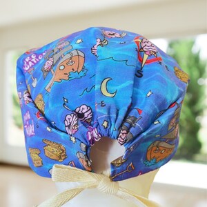 PREMIUM Neuro Treasures ~ Modern Scrub Cap, Nurse Cap, Scrub Hat, OR ...